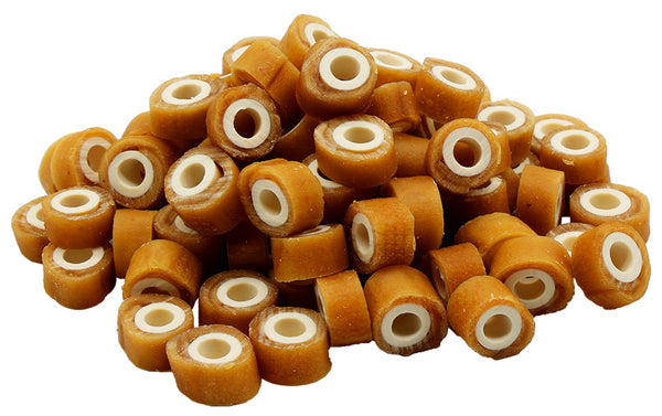 Suņu gardumi zivs laša gredzeni Dental Rings 500g – Dārziem